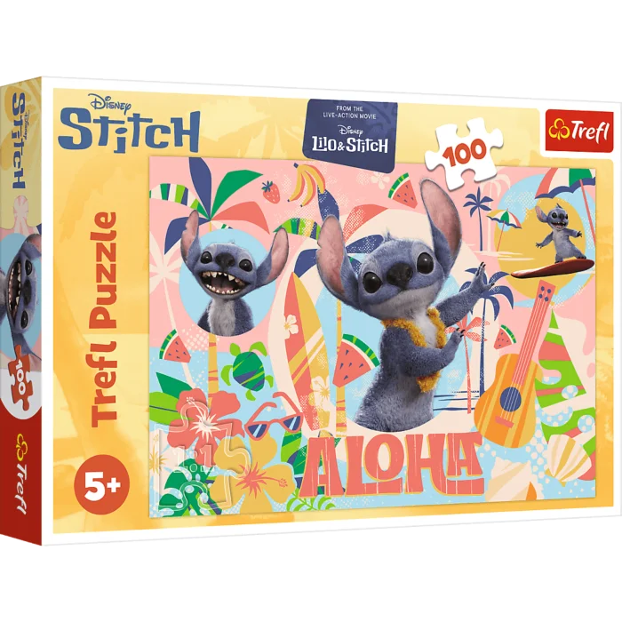 Lilo & Stitch Puzzle 100 pcs. Stitch and friends in action - Carlys